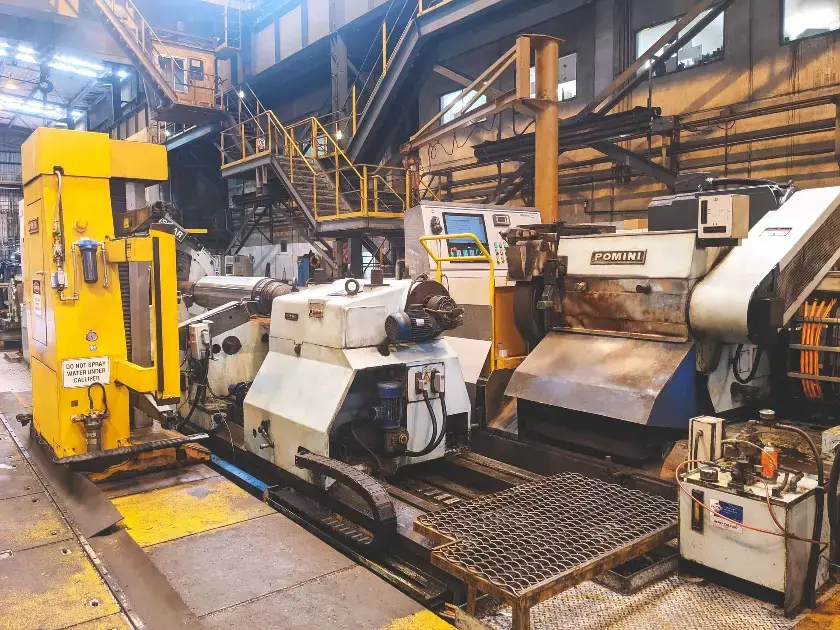 CNC Retrofit of Pomini Roll Grinder at NZ Steel