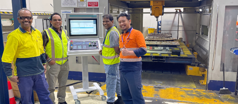 SINUMERIK ONE Retrofit for Breton 5-Axis Milling Machine